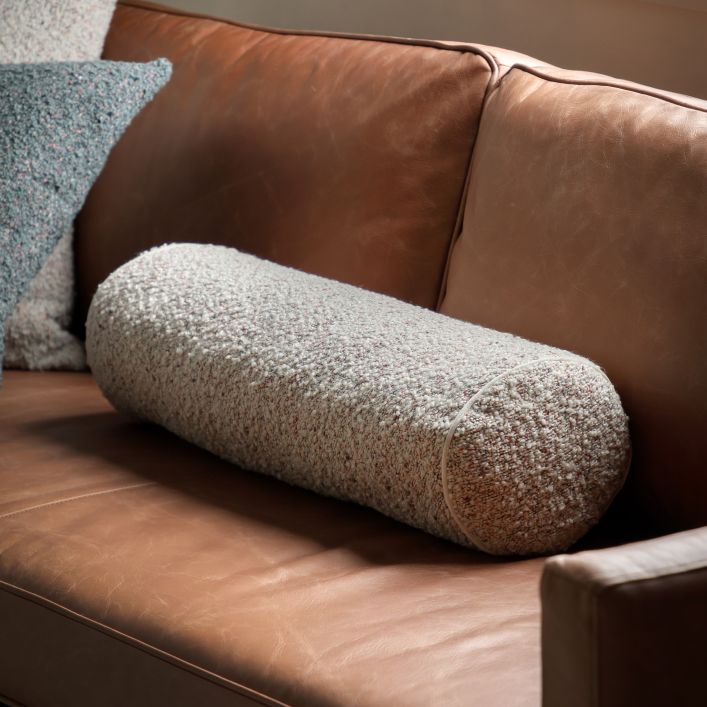 Leather bolster pillow store