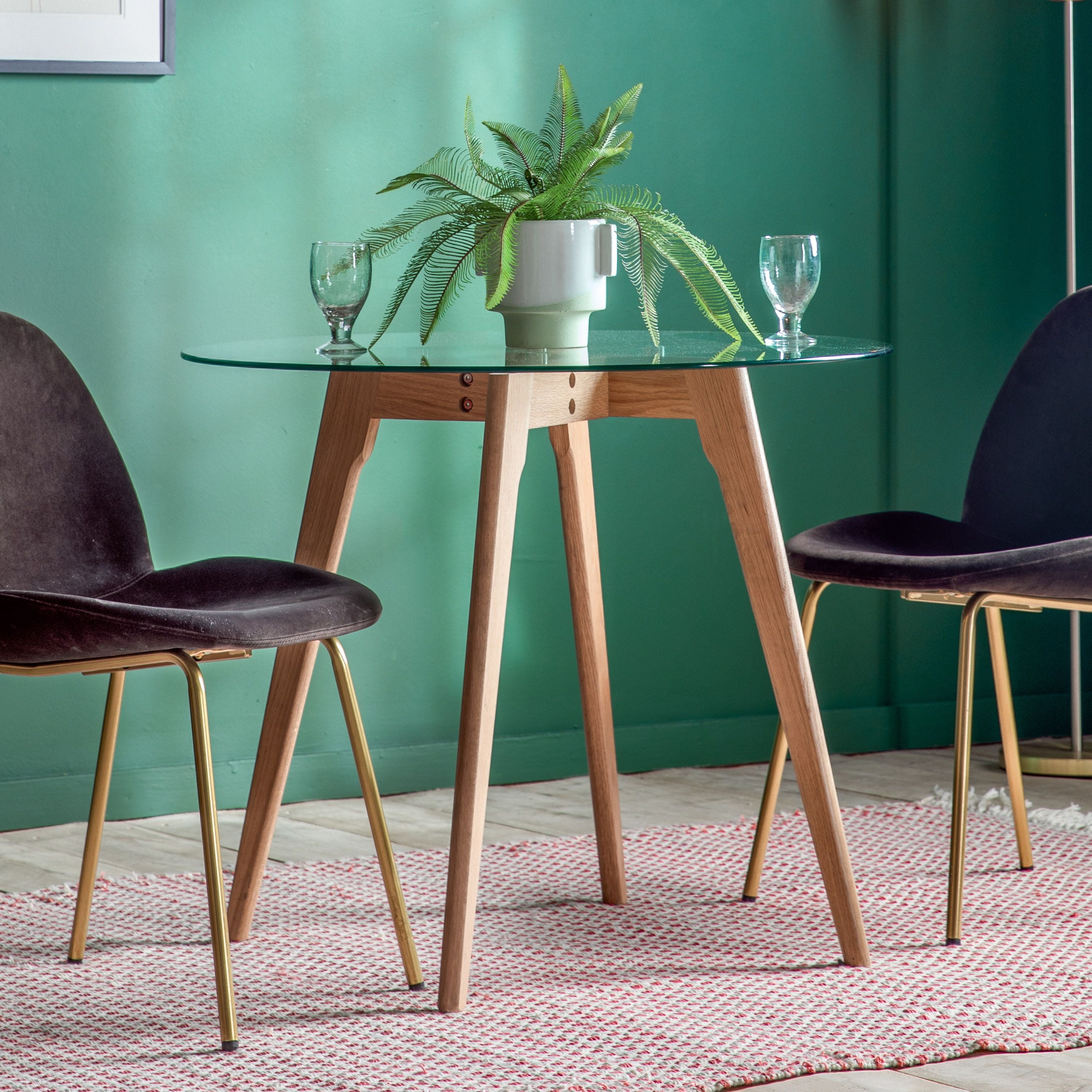 Blair Natural Round Dining Table – Home Pieces